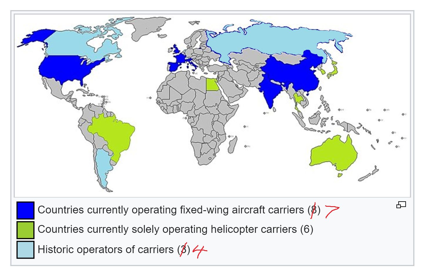 Current and former operators of aircraft carriers | Scrolller