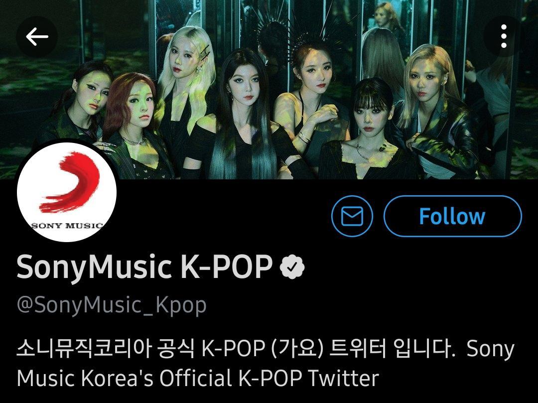 Current banner for SonyMusic K-Pop's Twitter page | Scrolller