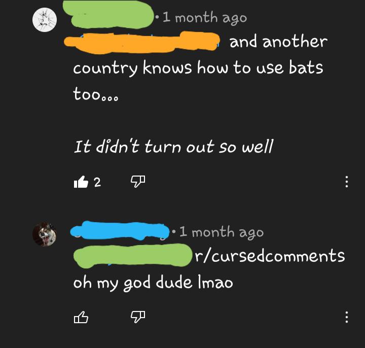 Cursed bats | Scrolller