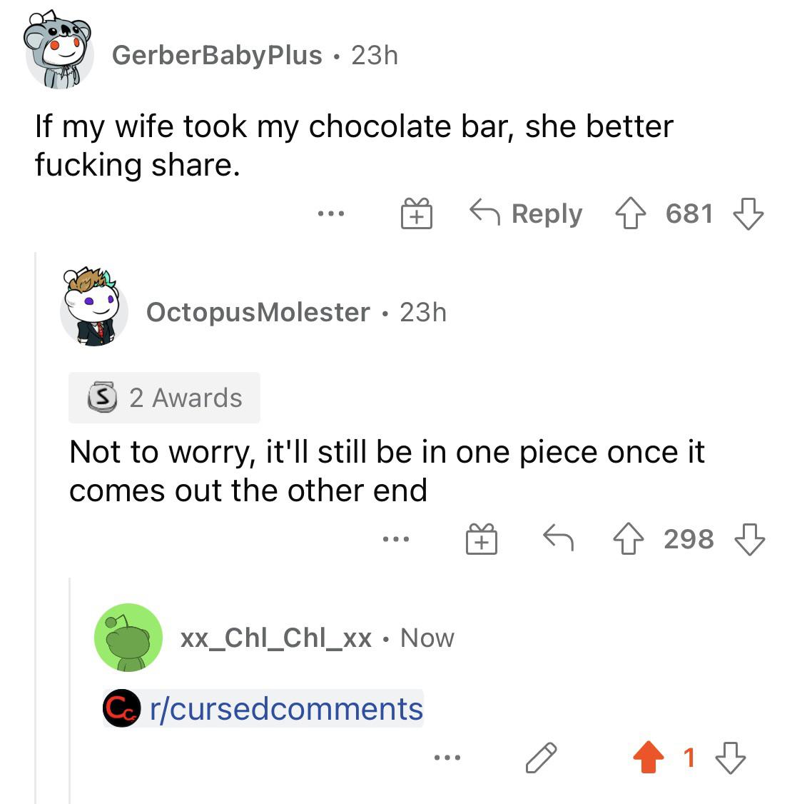 cursed_chocolate | Scrolller