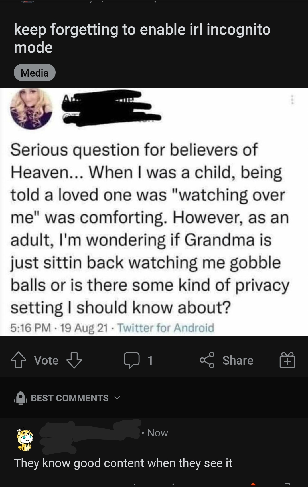 Cursed comment from the worst subreddit on the planet | Scrolller