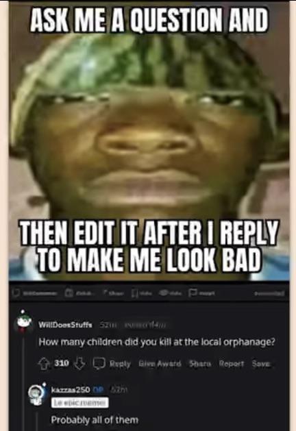 Cursed edit | Scrolller