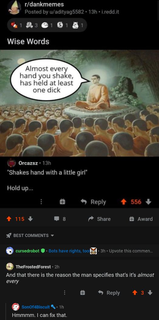 Cursed hand holding | Scrolller