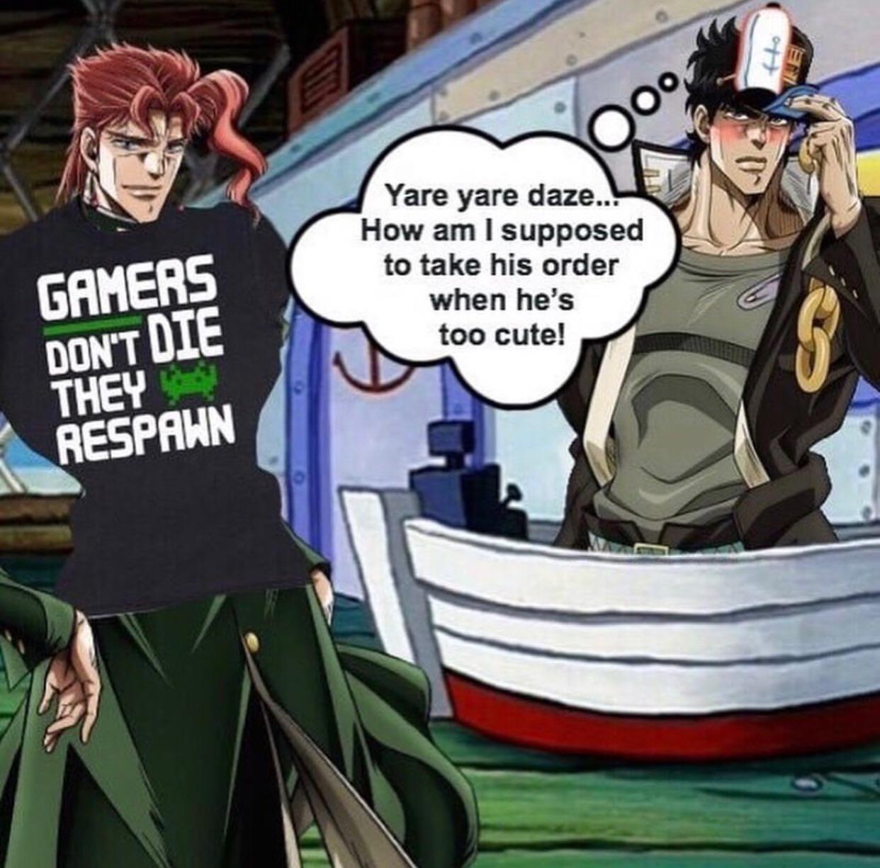 Cursed Kakyoin x Joseph | Scrolller