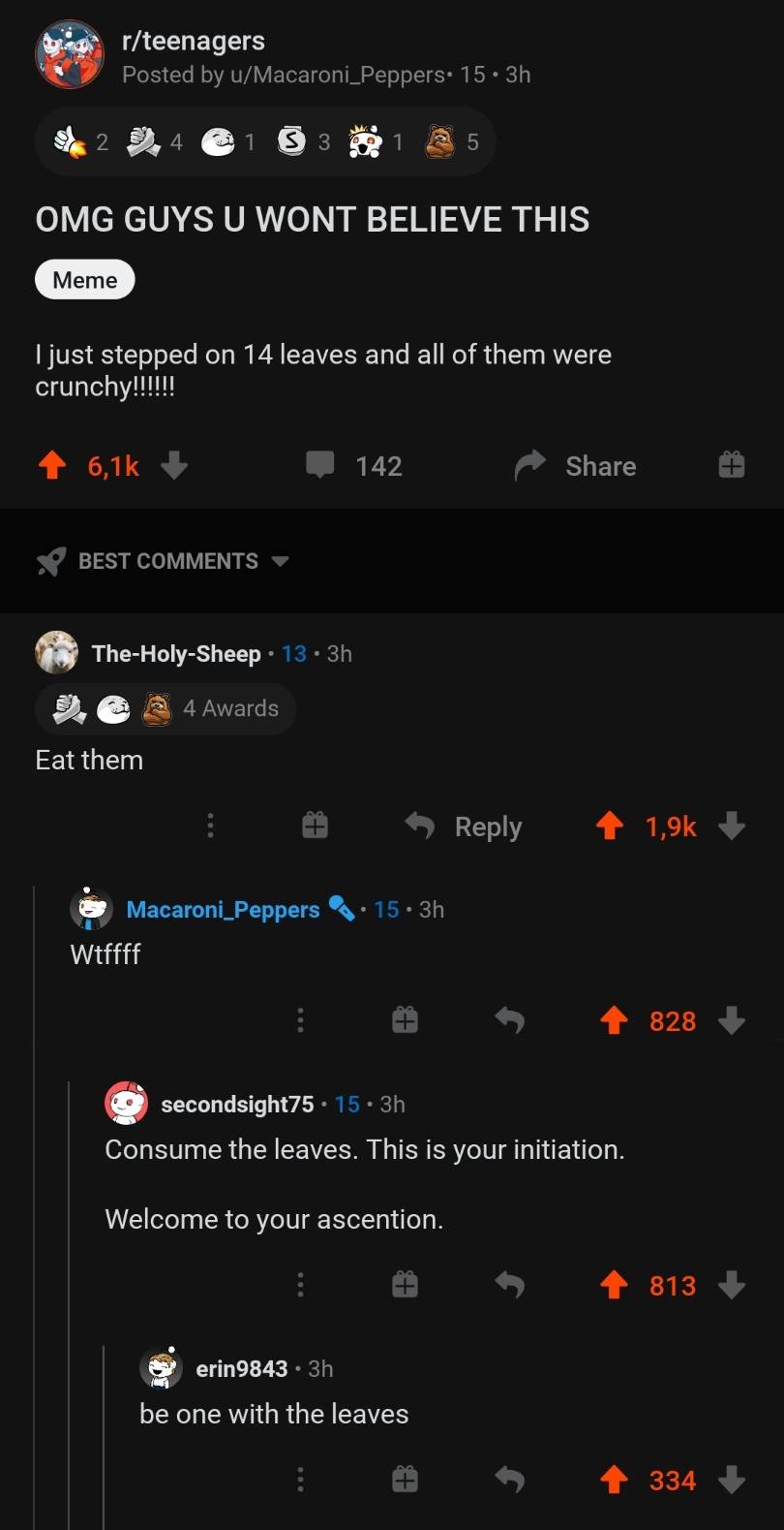 Cursed leaves | Scrolller