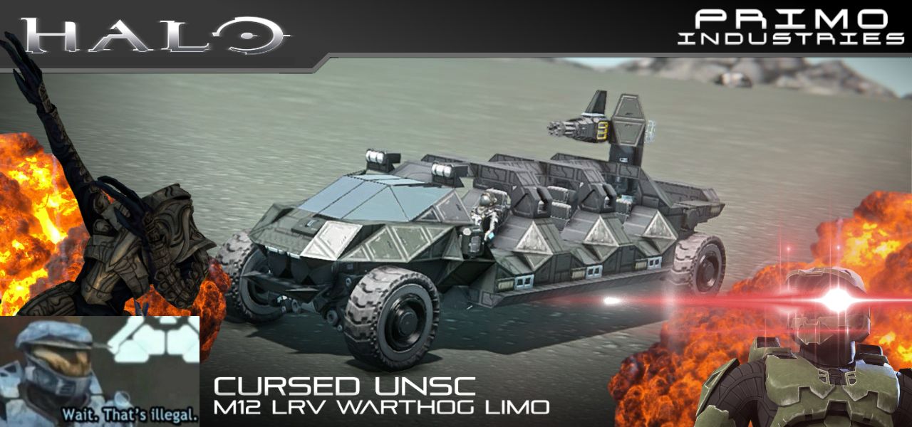 Cursed UNSC M12 LRV Warthog Limo | Scrolller