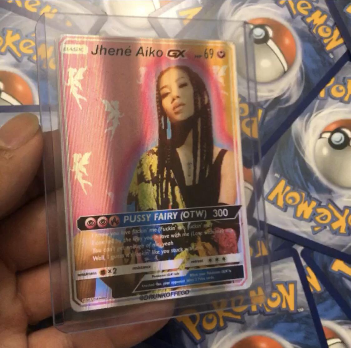 Custom Jhene Aiko Pokémon card | Scrolller