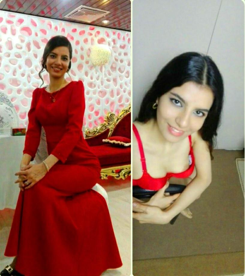 🥰Cute Lady returns from a Reception and gets clicked by her Naughty Partner 😋😘 | Scrolller