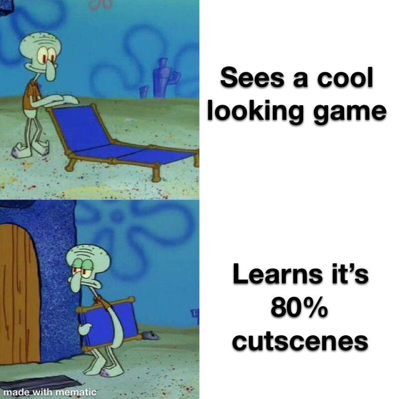 Cutscenes suck | Scrolller