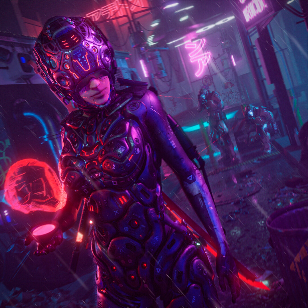 Cyber Girl by Anthony Estrada | Scrolller
