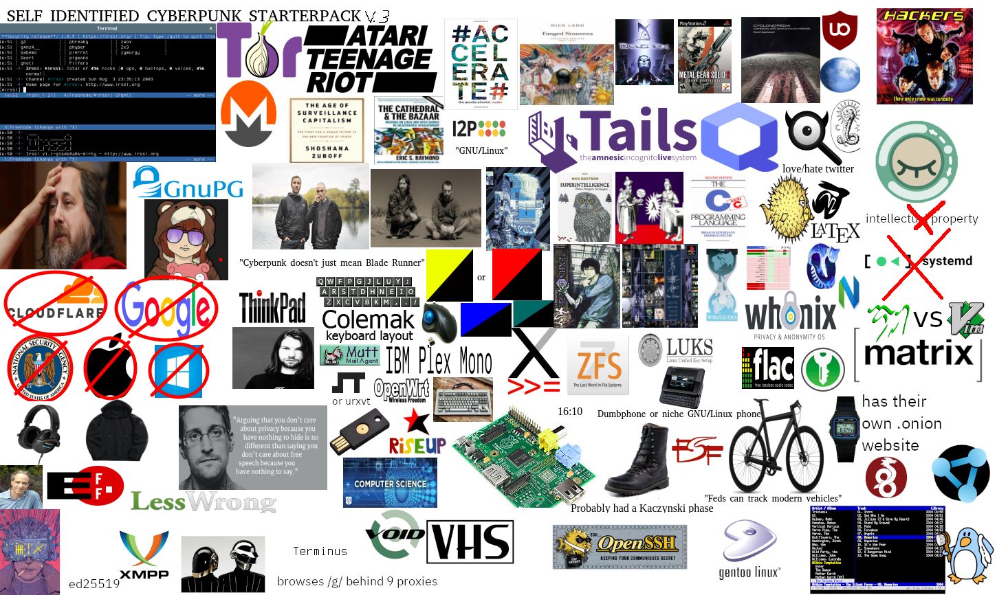 cyberpunk starter pack | Scrolller