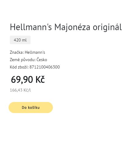 Czech Hellmann's has got some nice mayonnaise in high amounts | Scrolller