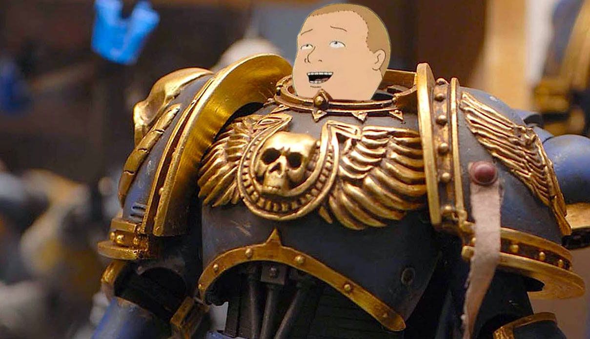 DAD!!! I'M A TEXAN SPACE MARINE! | Scrolller