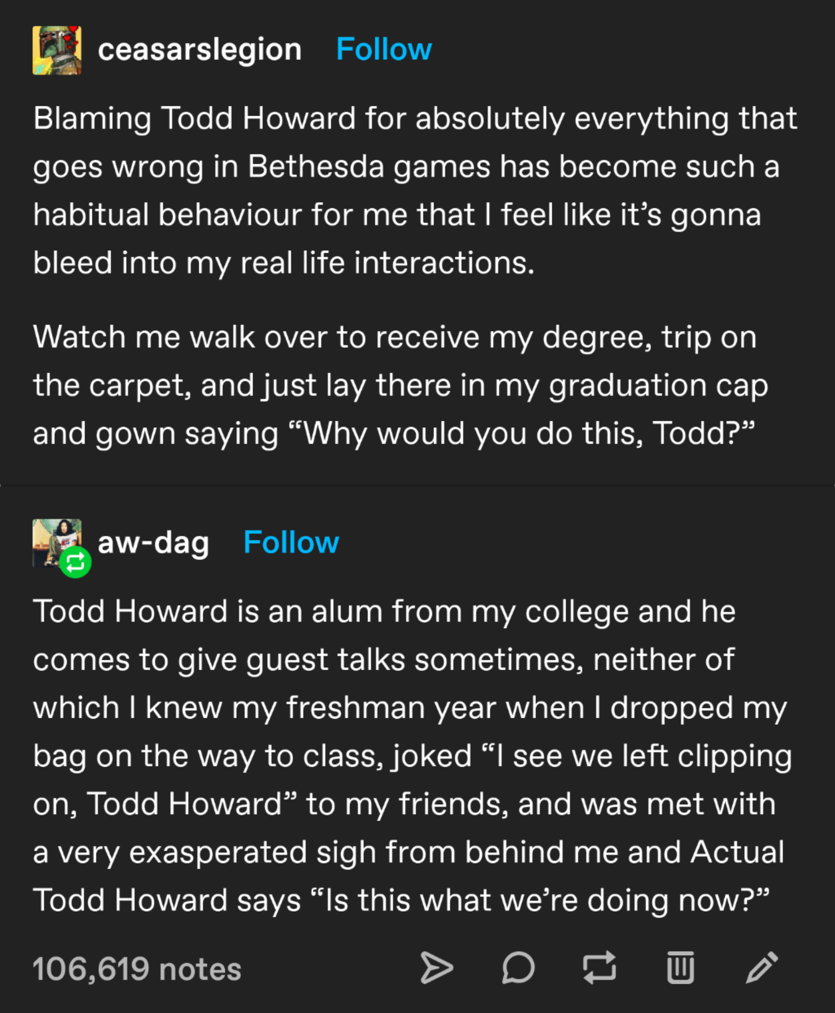 Damnit Todd | Scrolller