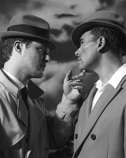 Dan Levy and Noah Reid recreating that scene from Casablanca | Scrolller