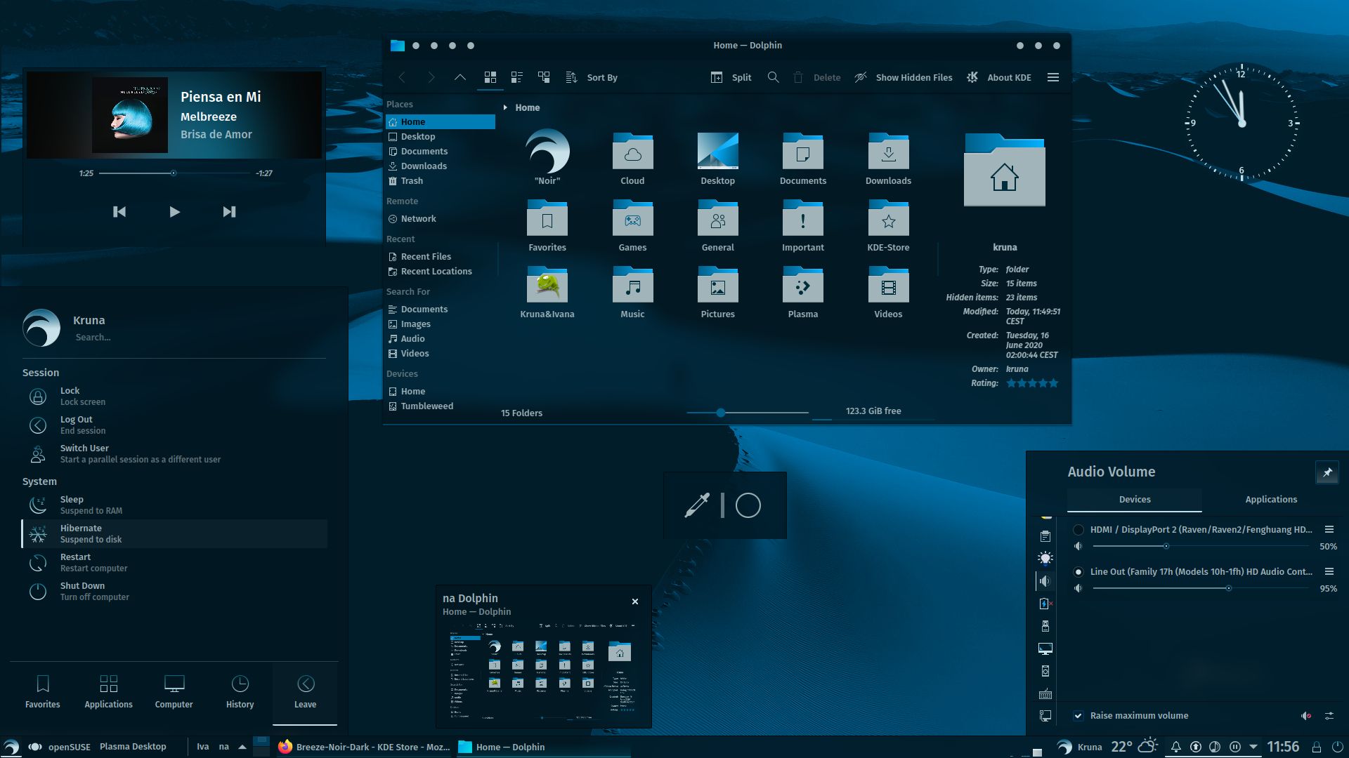Dark Plasma Theme "Breeze-Noir-Dark" Update For Plasma 5.19 | Scrolller