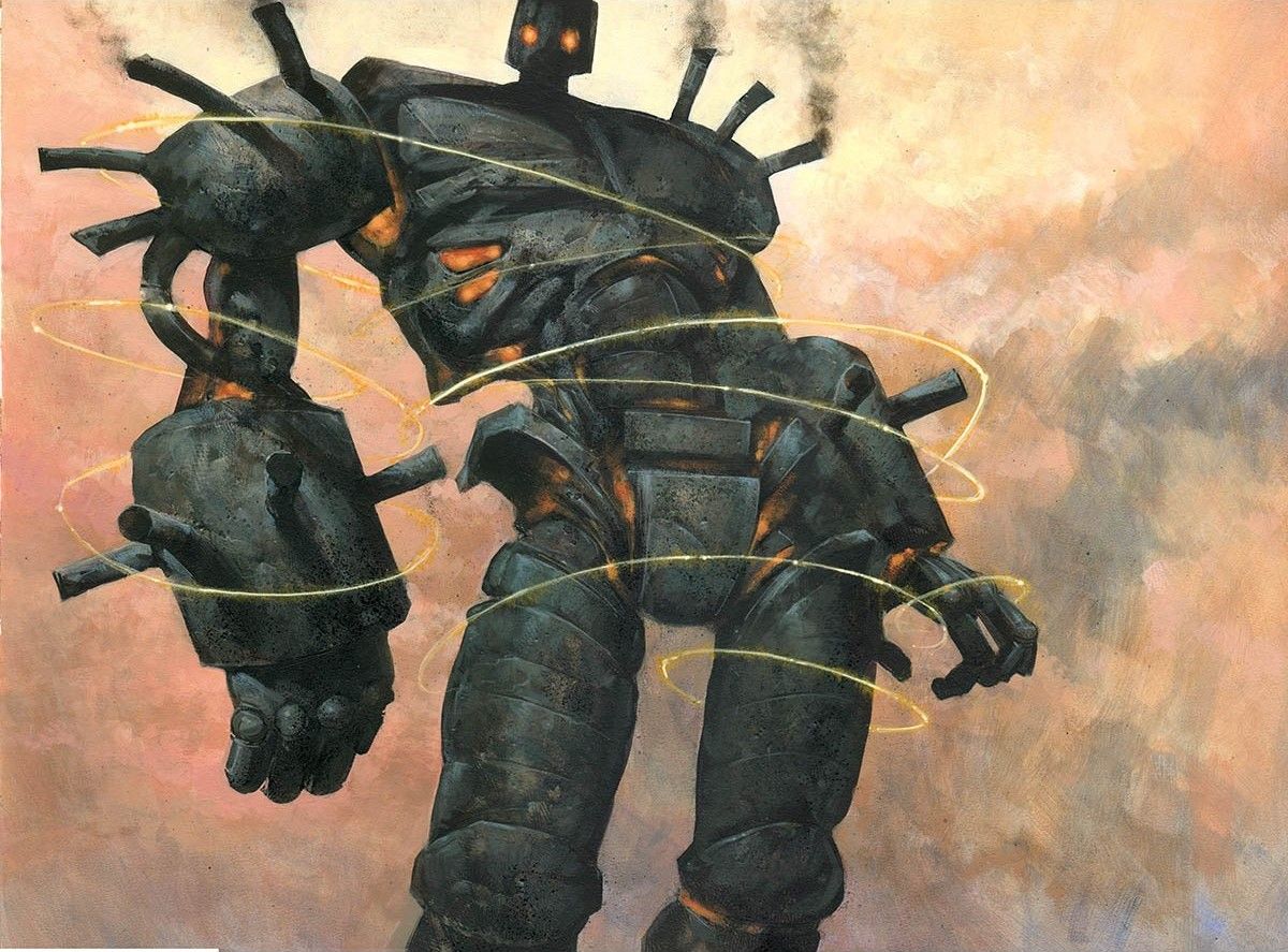 Darksteel Colossus by Carl Critchlow | Scrolller