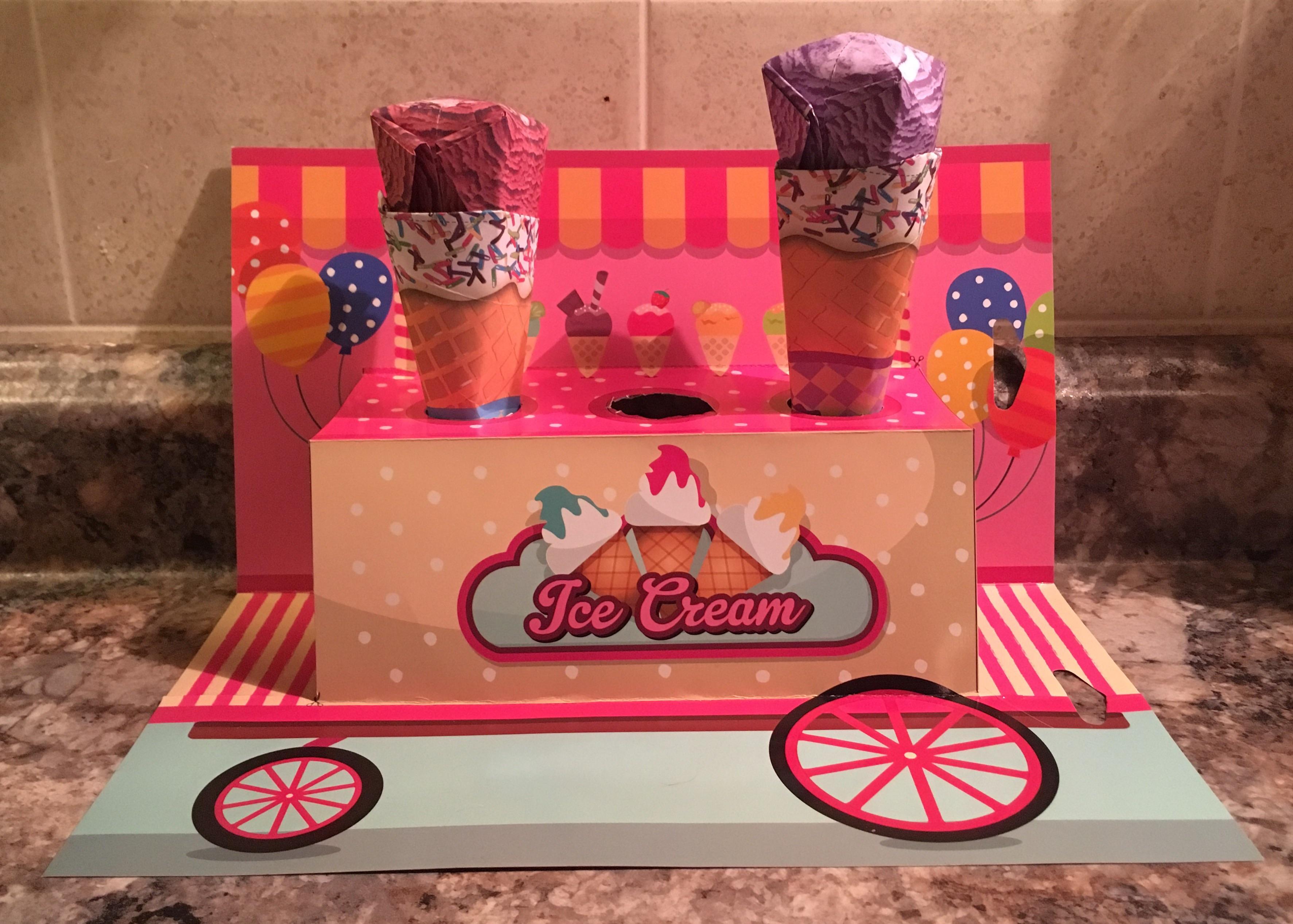 Date Night! We made origami ice cream cones! | Scrolller