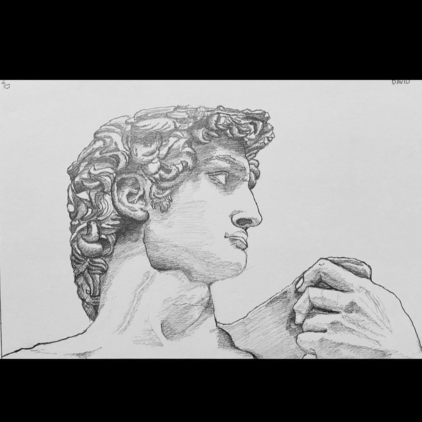 David I, me, pencil, 2020 | Scrolller