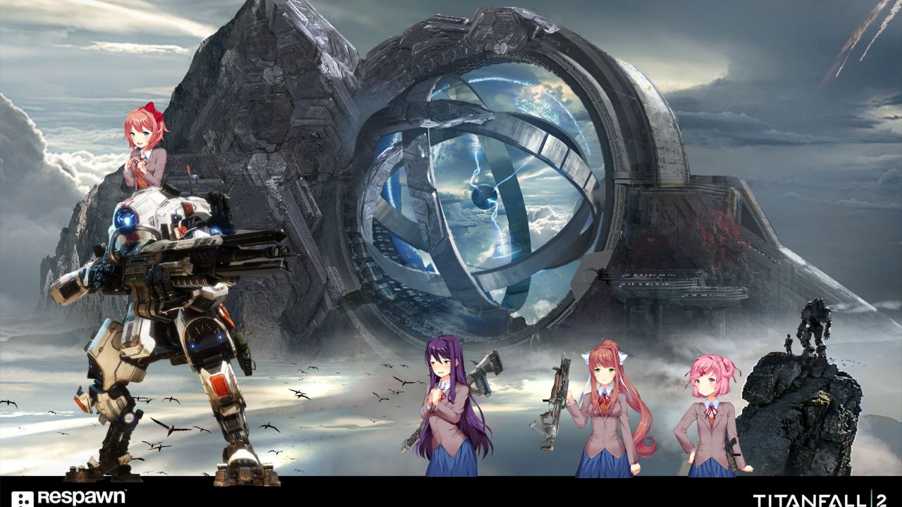 DDLC in Titanfall 2 (made in the dialogue generator) | Scrolller