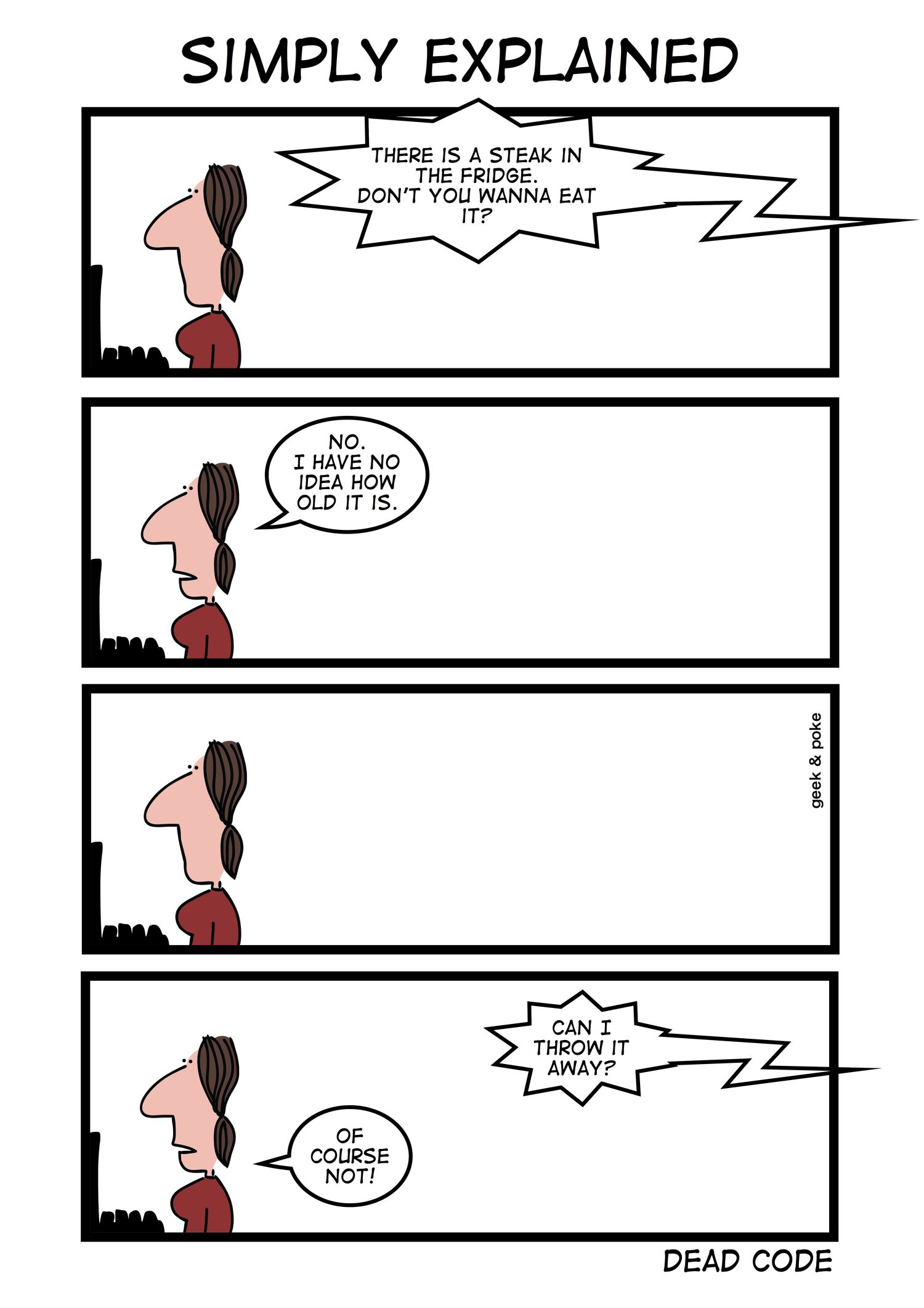 dead code brilliantly explained | Scrolller