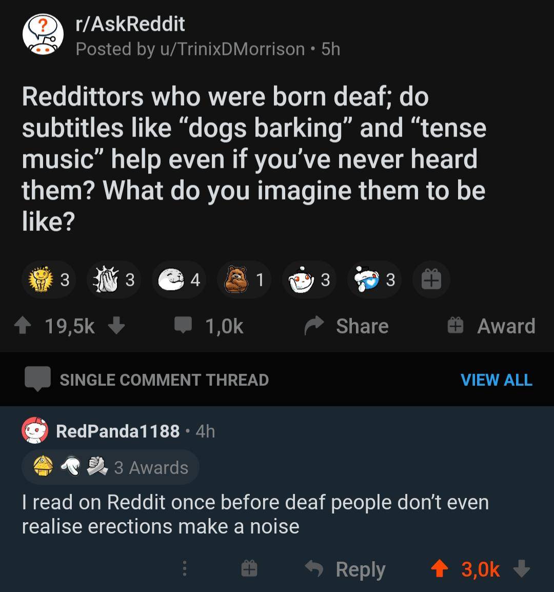 Deaf mad lad | Scrolller