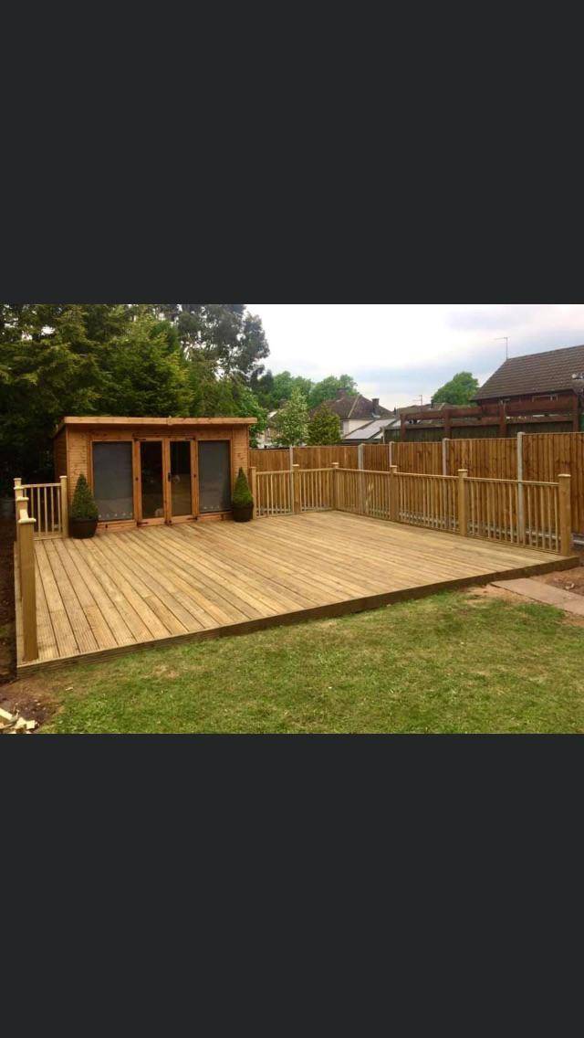 Decking installed, happy customer. | Scrolller