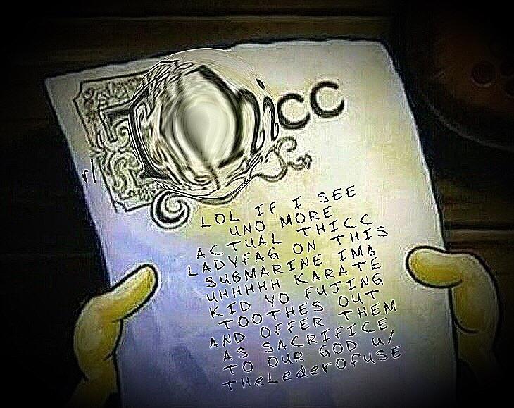 DECLARATION OF THICCNESS | Scrolller