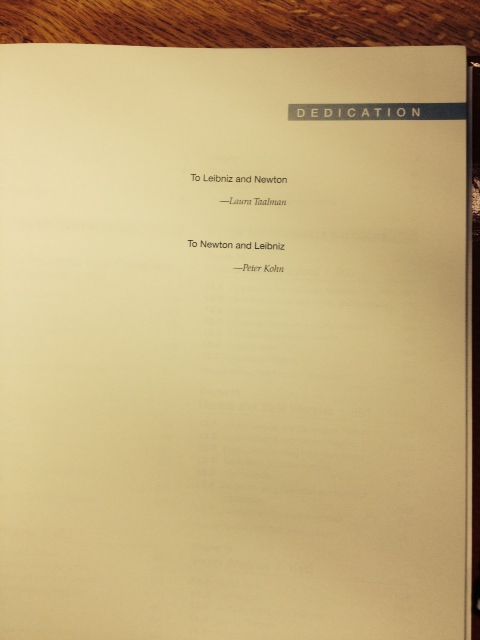 Dedication in my math textbook | Scrolller