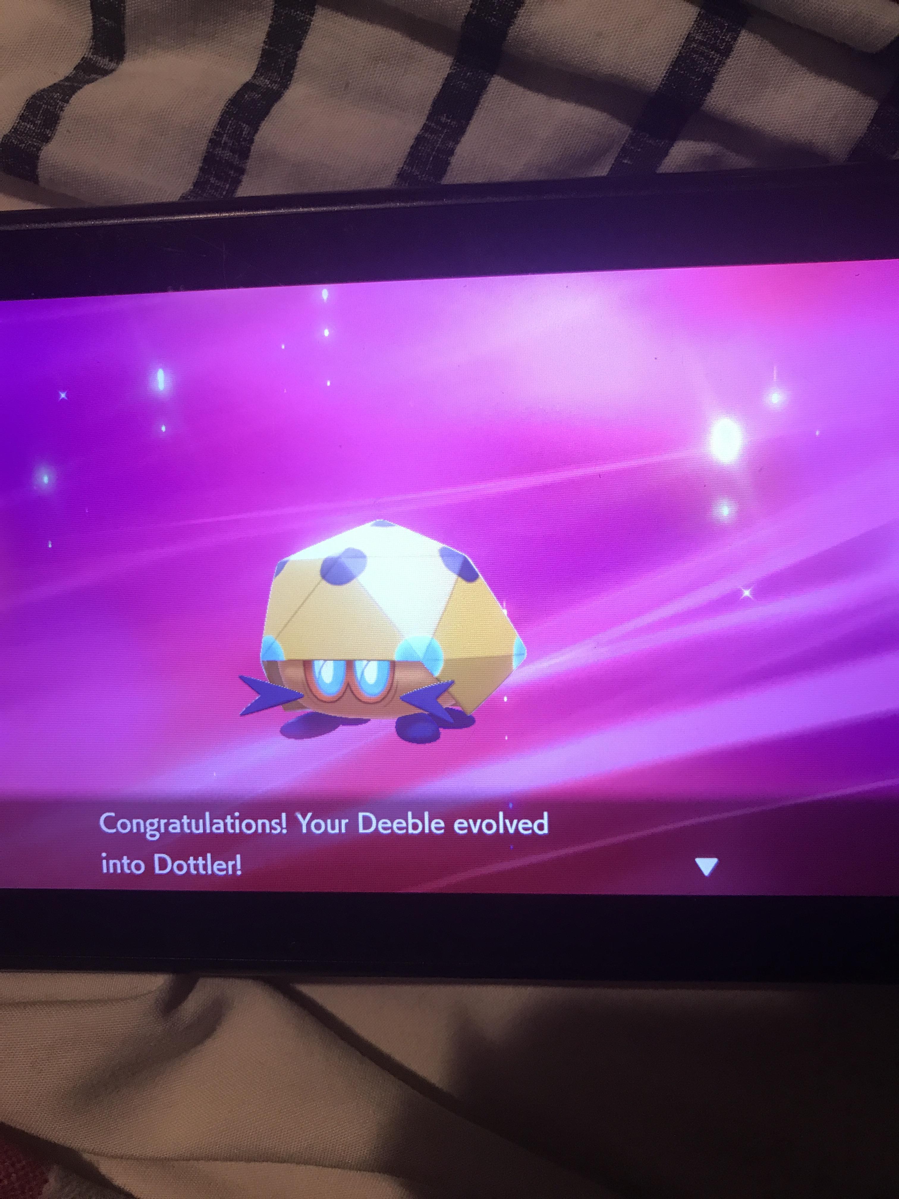 Deeble has evolved into a Dottler! | Scrolller