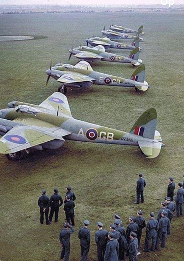 DeHavilland Mosquitos 105 Squadron, Royal Air Force. | Scrolller