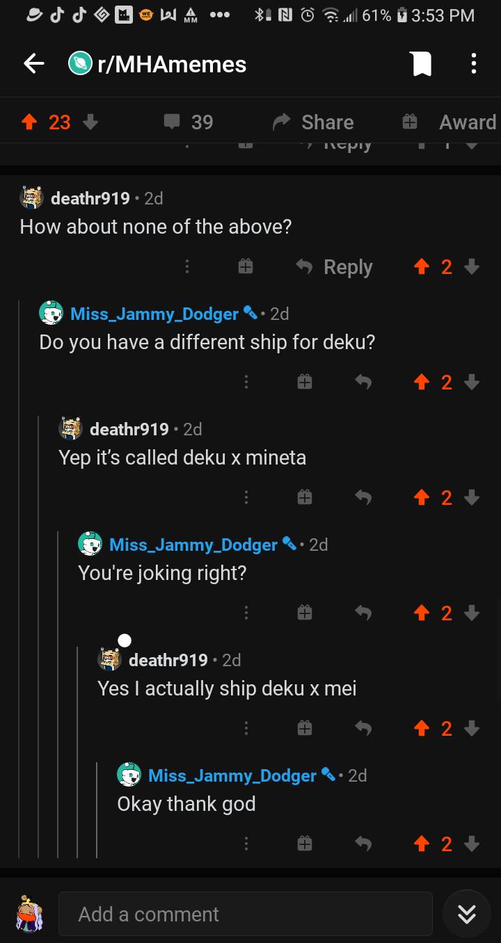 Deku X Mineta Scrolller