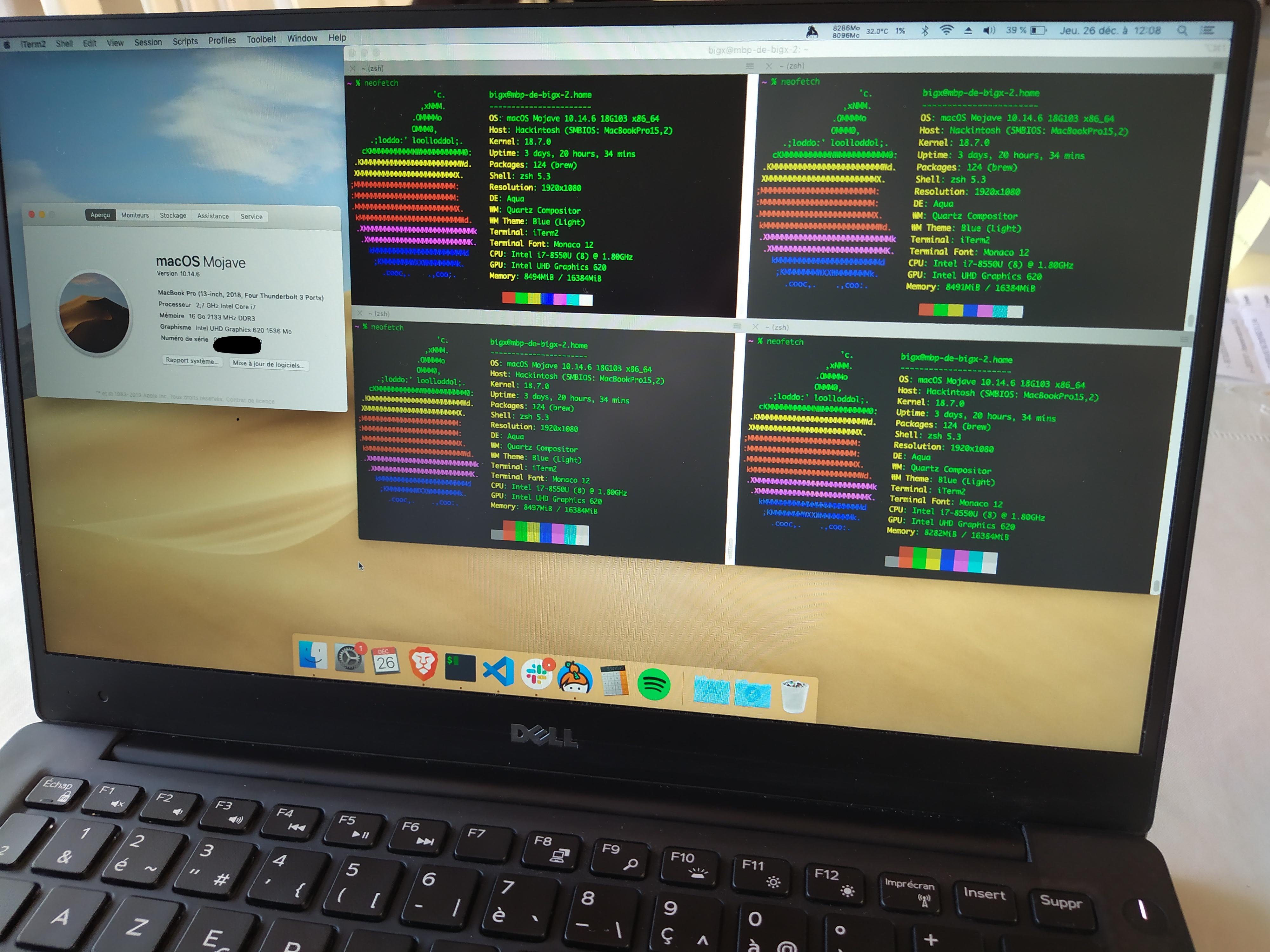 Dell XPS9360 working flawlessly on Mojave for months already | Scrolller