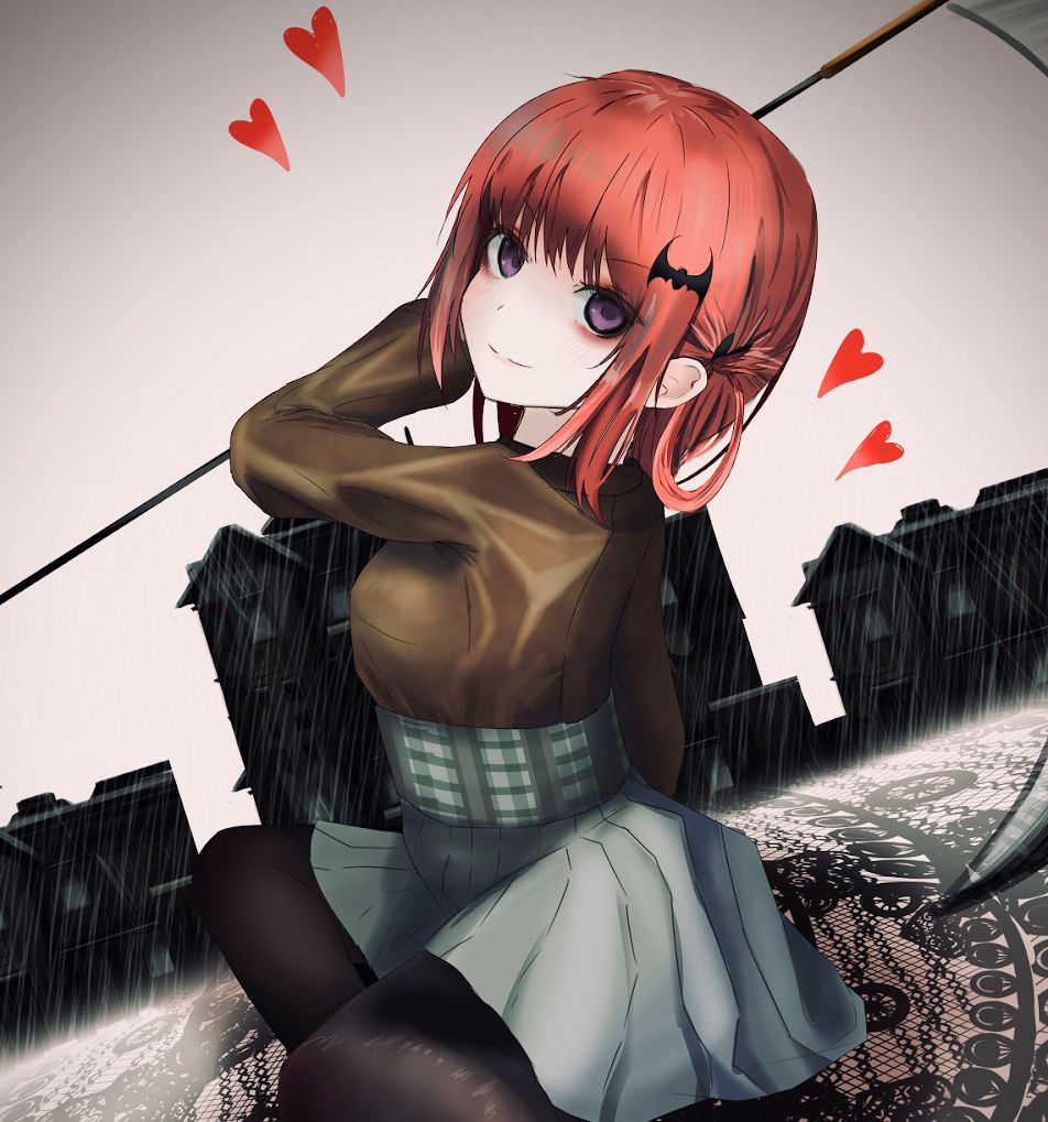 Demon girl in the rain | Scrolller