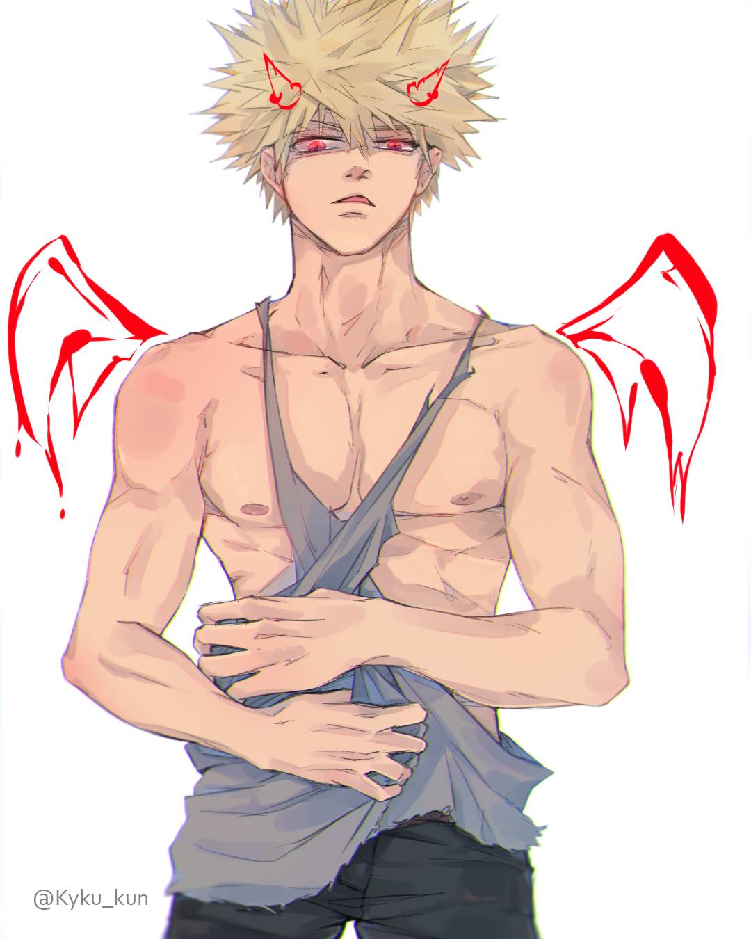 Demon-ish Bakugo...? | Scrolller