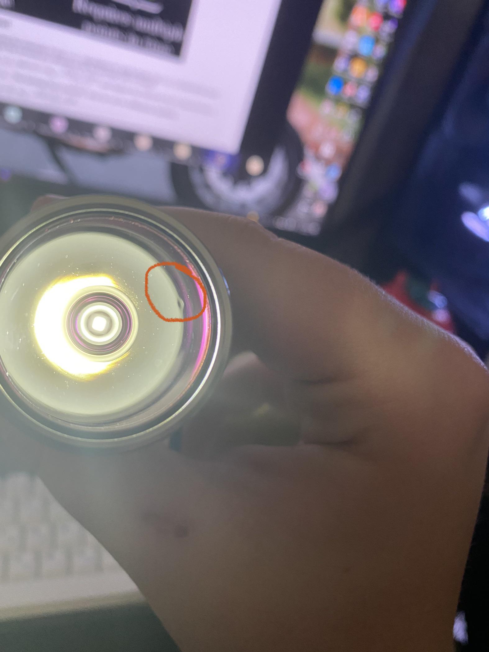 Dent in KR1 Reflector - just received it. What should I do? | Scrolller