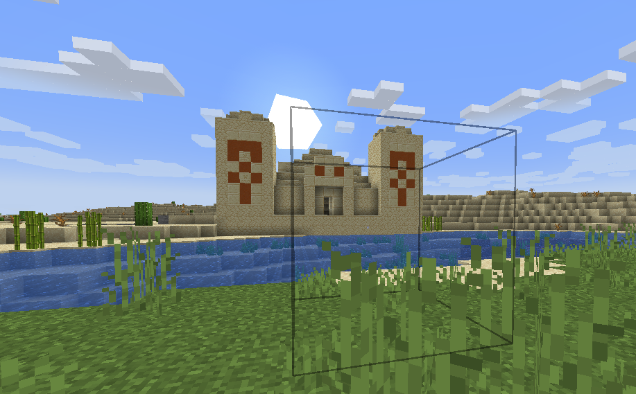 Desert Temple less than 20 blocks from spawn. | Scrolller