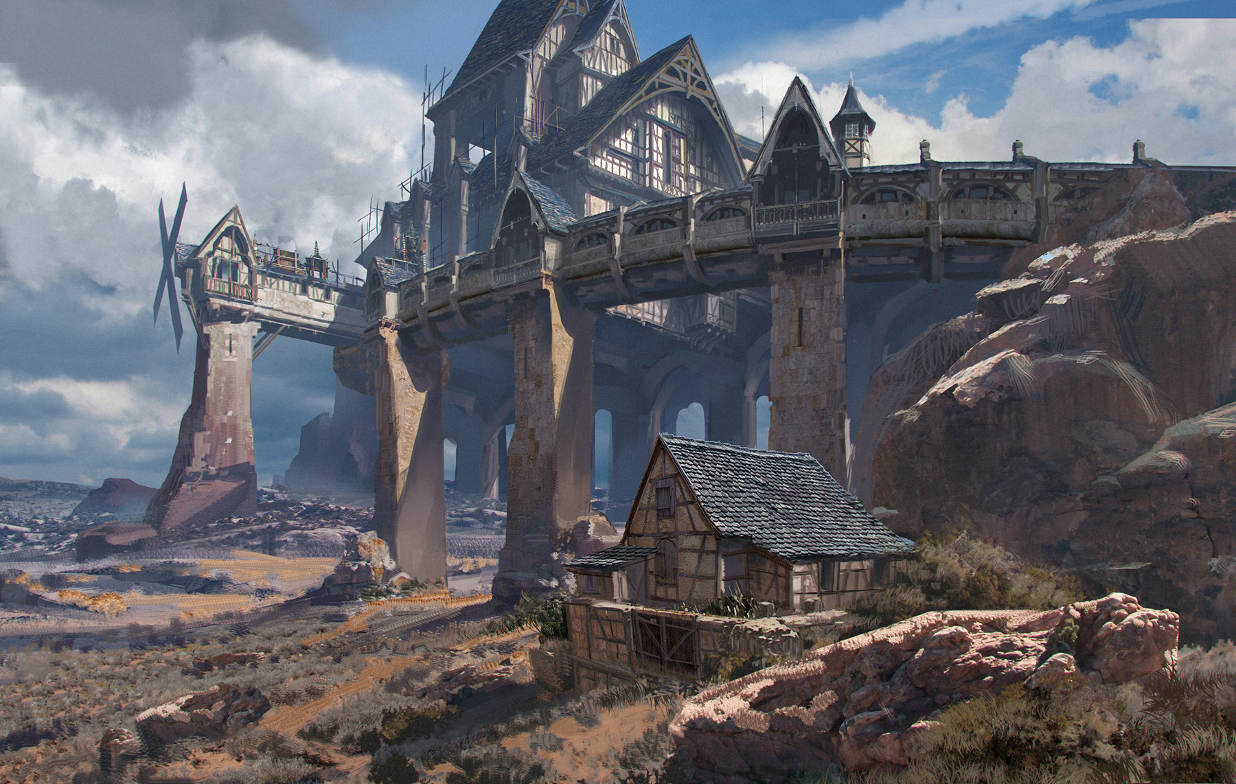 "desert town" by sla jeong | Scrolller