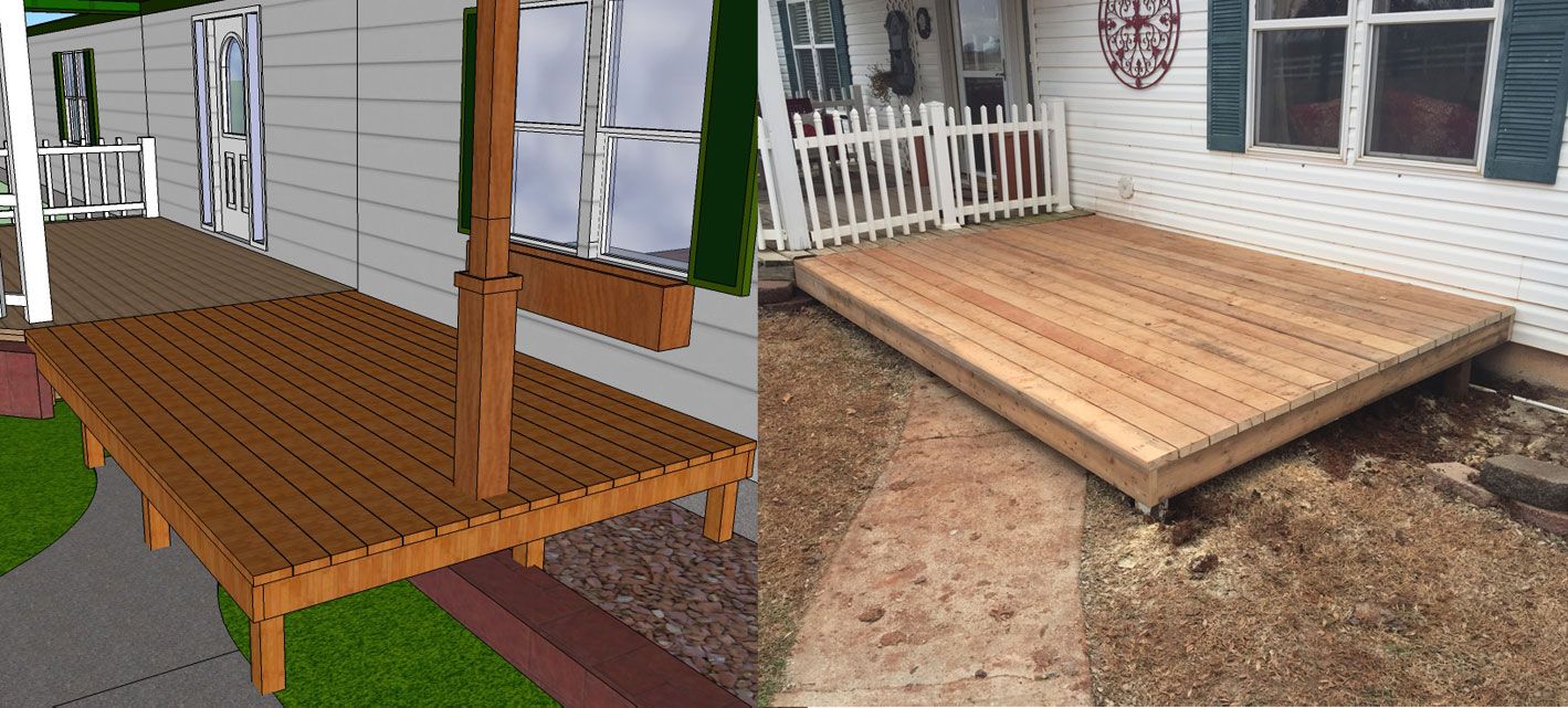 design a deck + build a deck | Scrolller