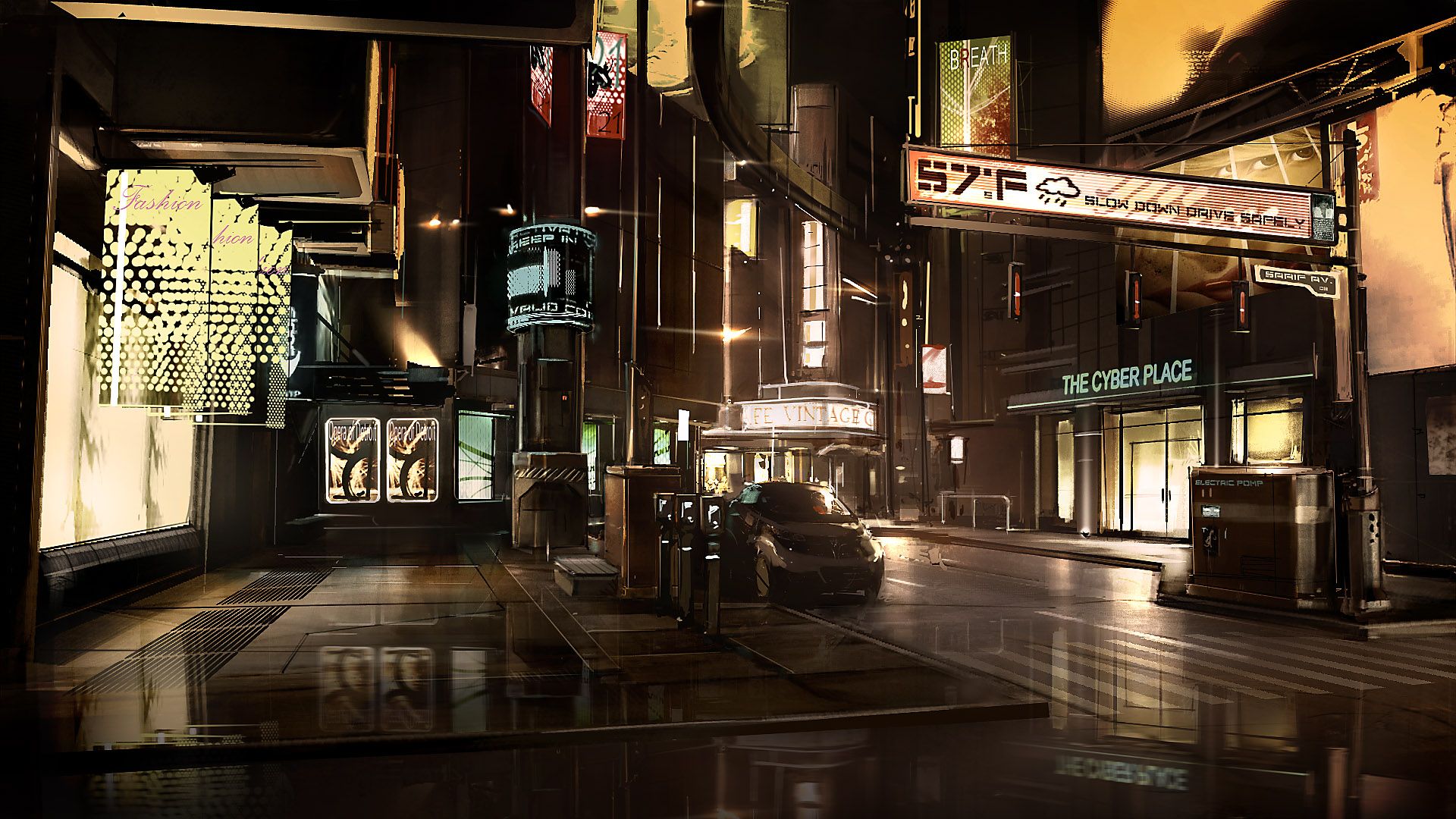 Deus Ex concept art. [1920x1080] | Scrolller