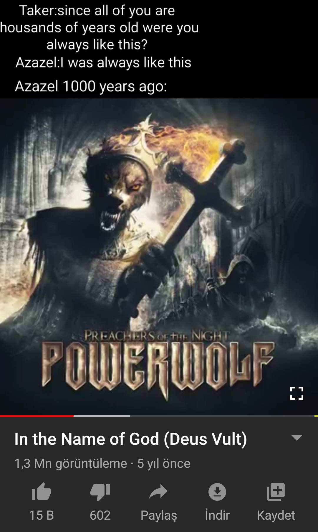 DEUS VULT - Azazel 1000 years ago | Scrolller