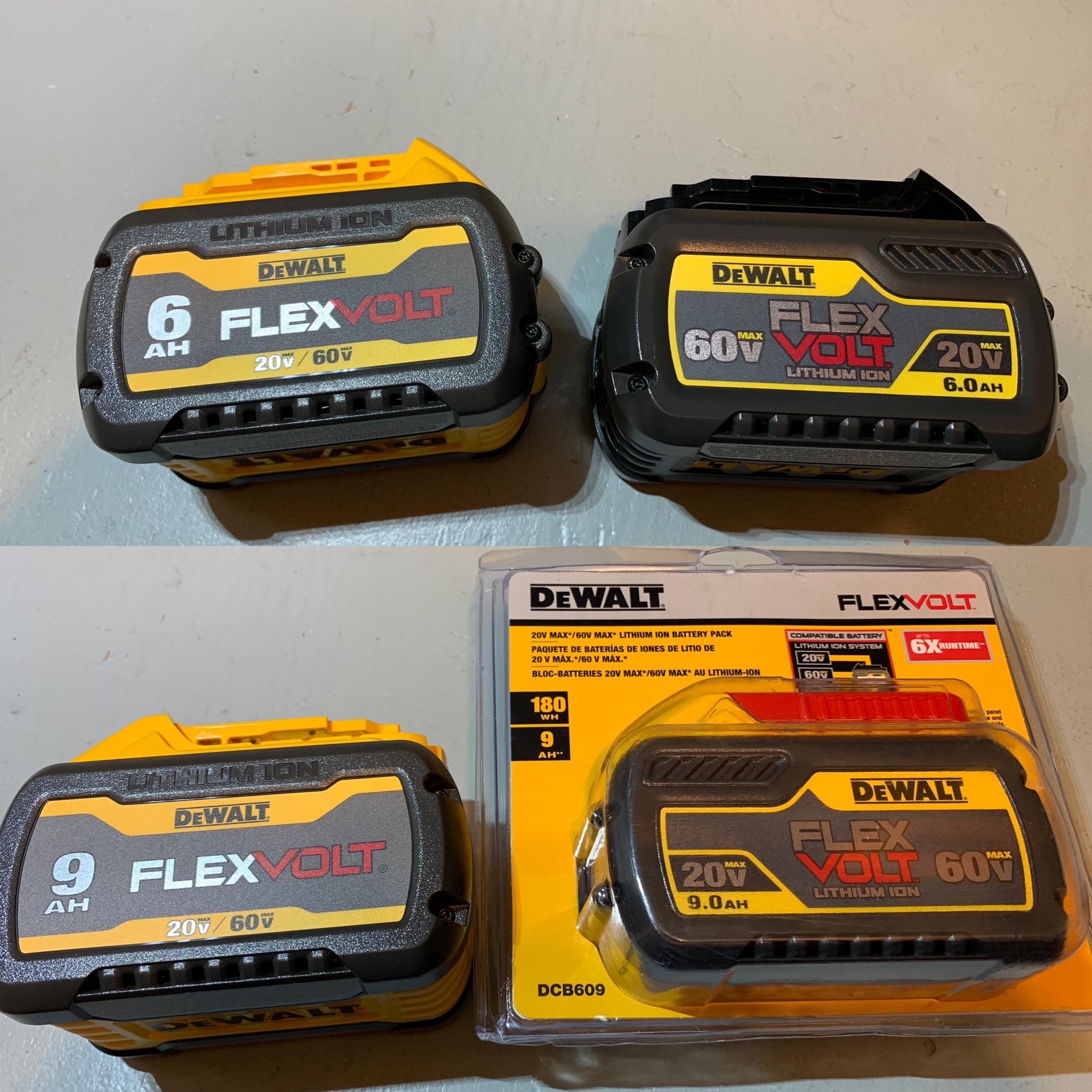 DeWalt FlexVolt Battery design - difference in performance? Or just aesthetics? | Scrolller