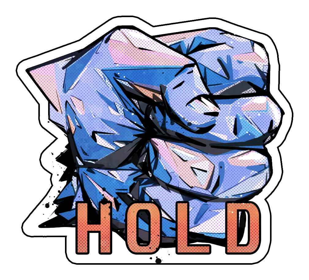 Diamond Hold, me, digital, 2021 | Scrolller