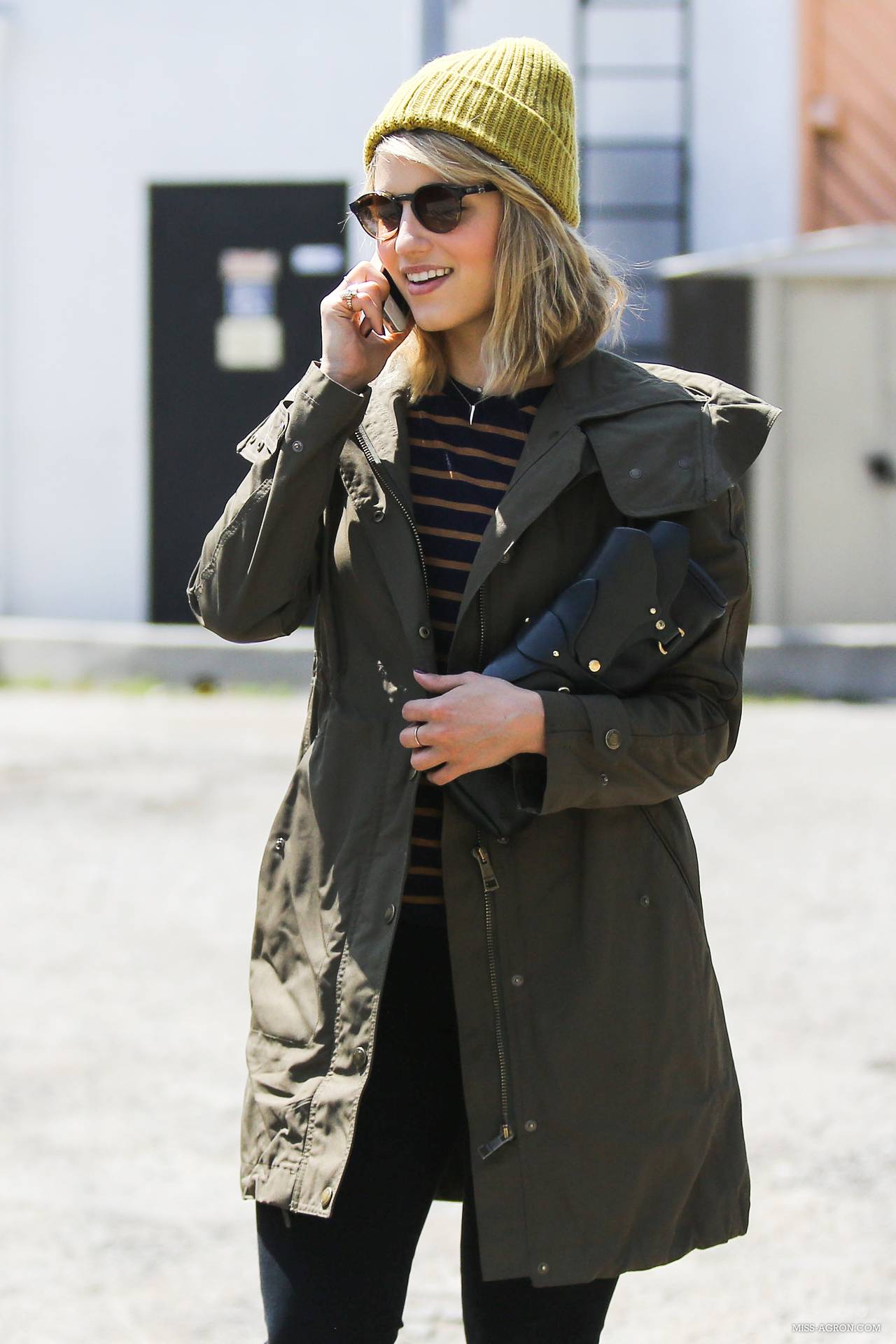 Dianna Agron at Kate Sommerville salon in Los Angeles. | Scrolller