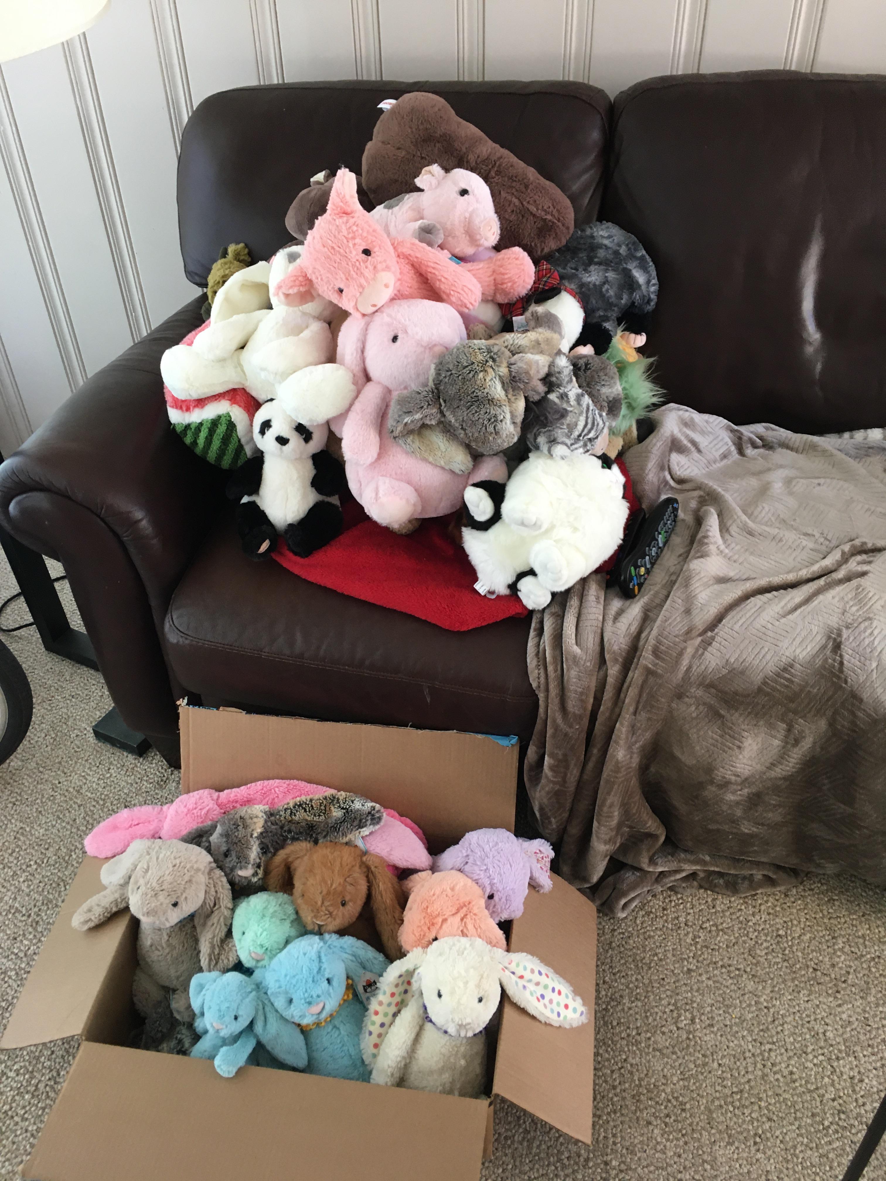 Did a stuffie show with my therapist. This was the pile. | Scrolller