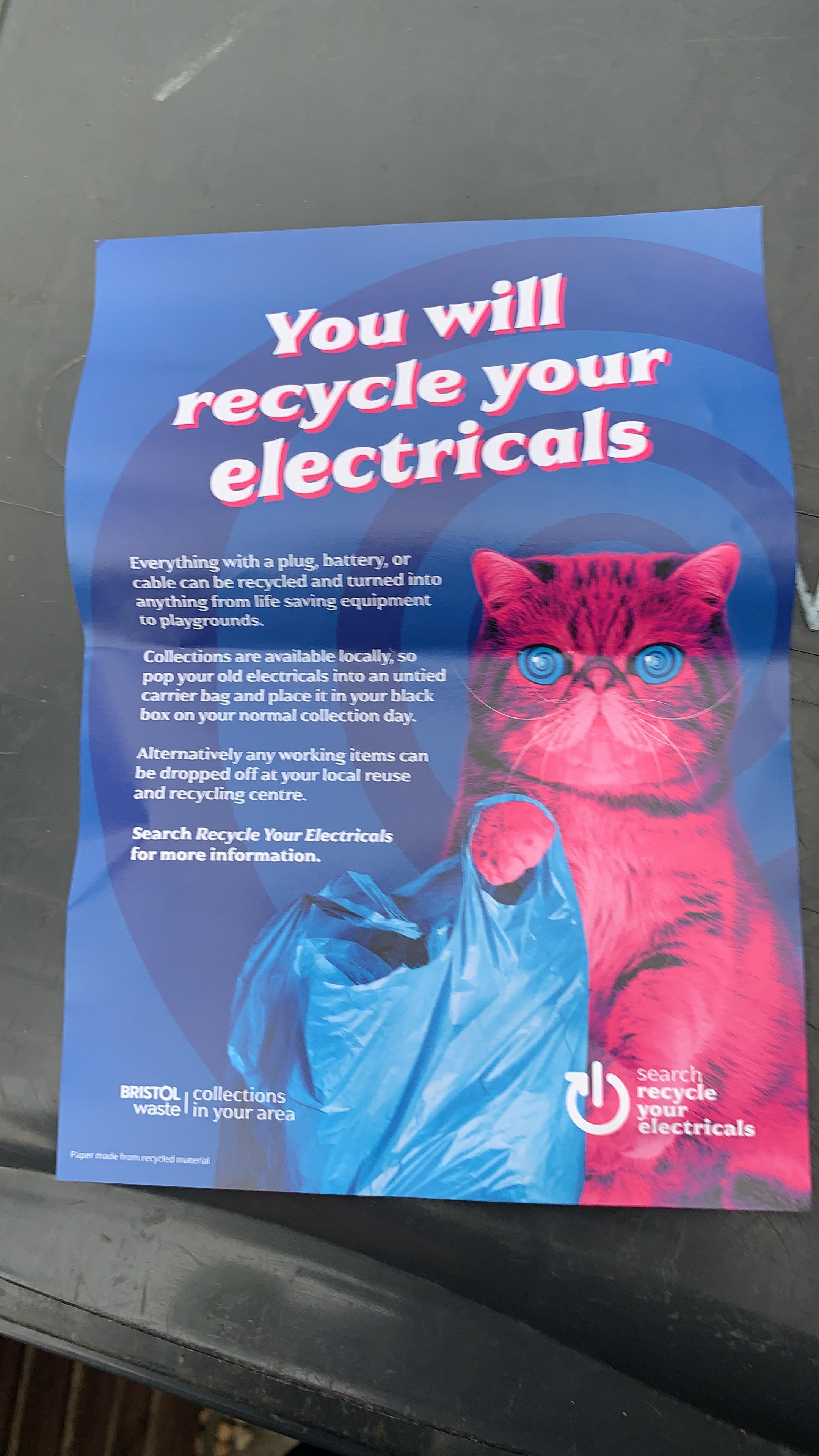 Did anyone else get a mildly threatening leaflet today? | Scrolller