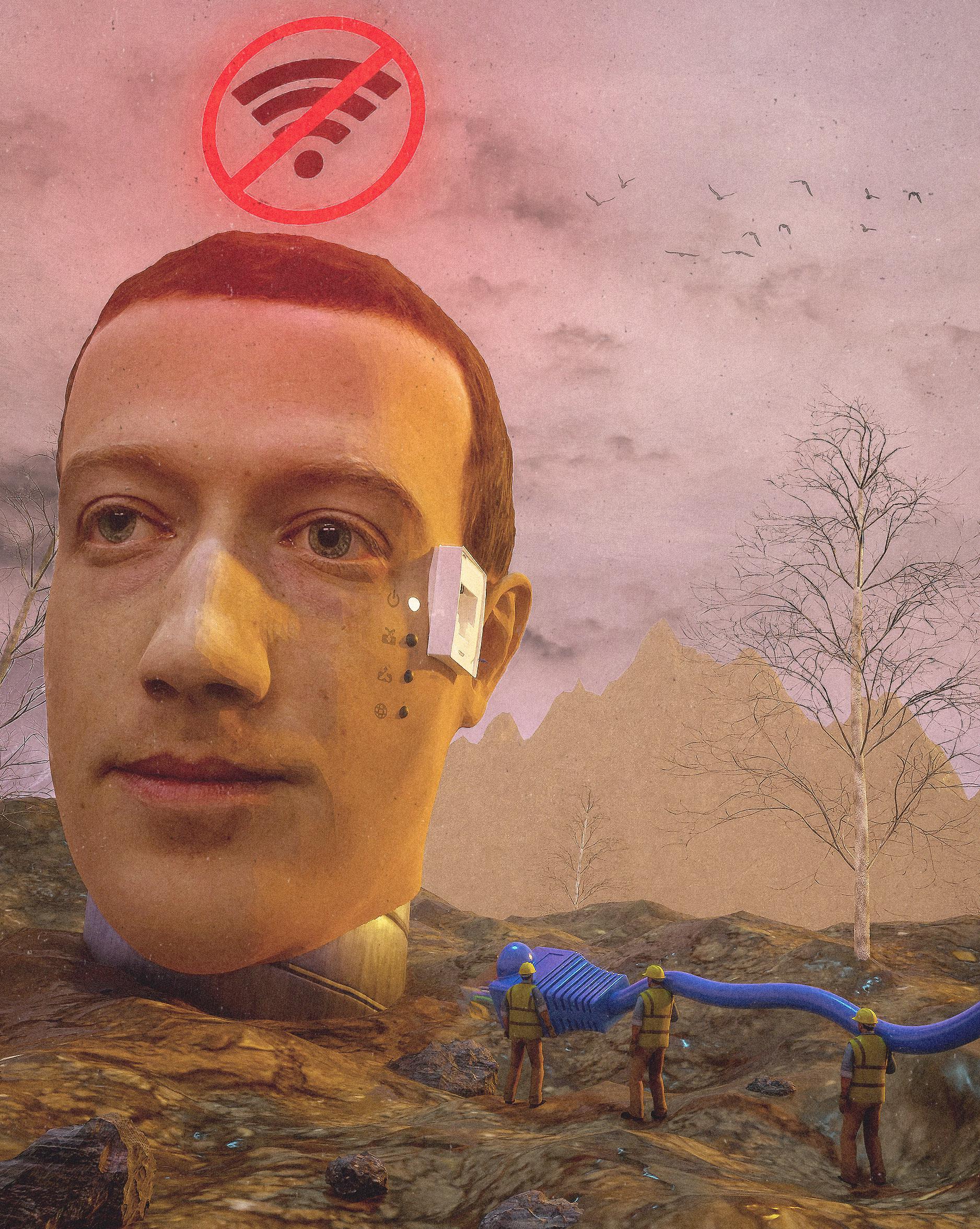 ZUCK UNPLUGGED, me, Digital, 2021 | Scrolller