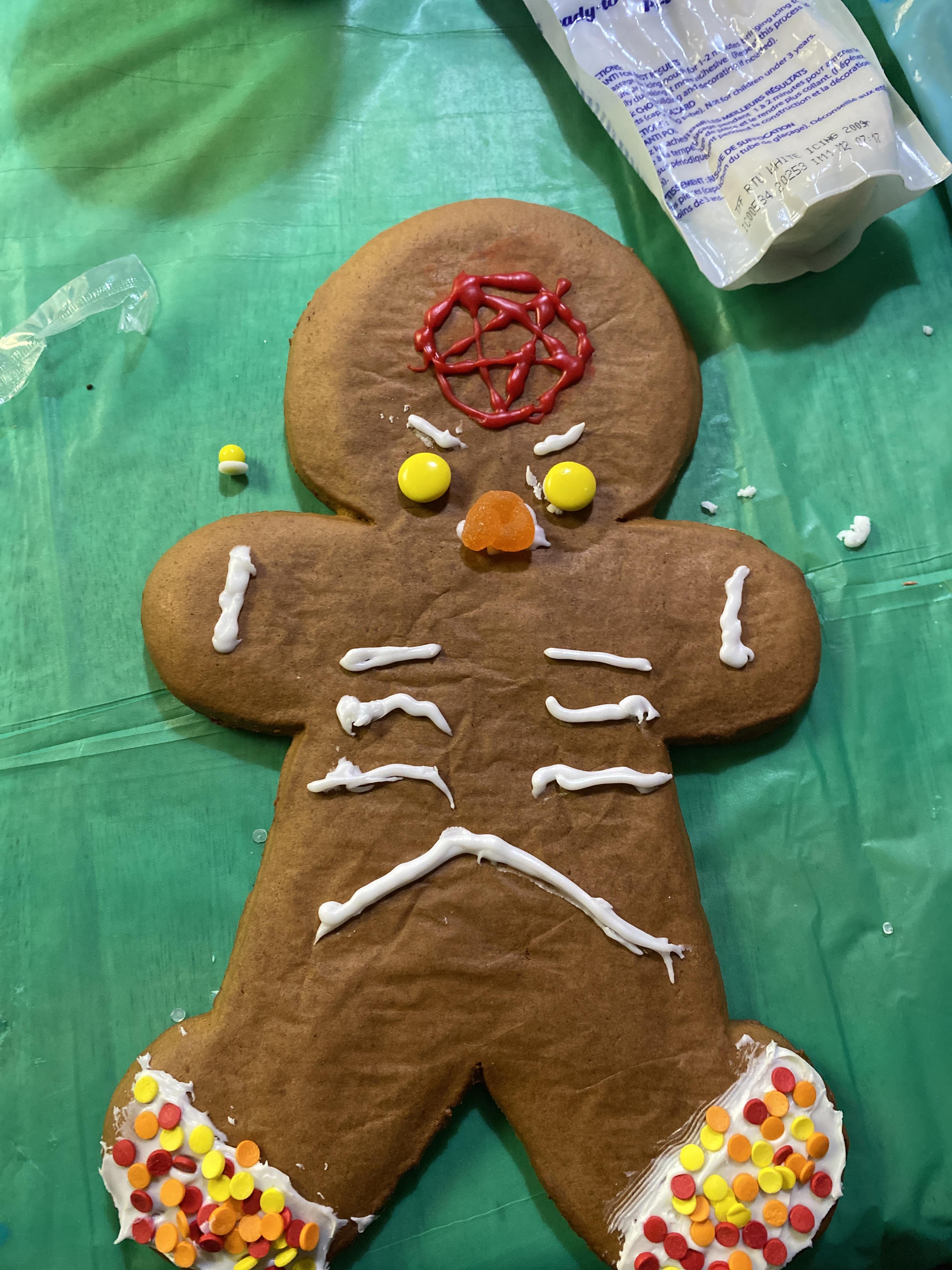 Did the Zombie as a gingerbread man | Scrolller