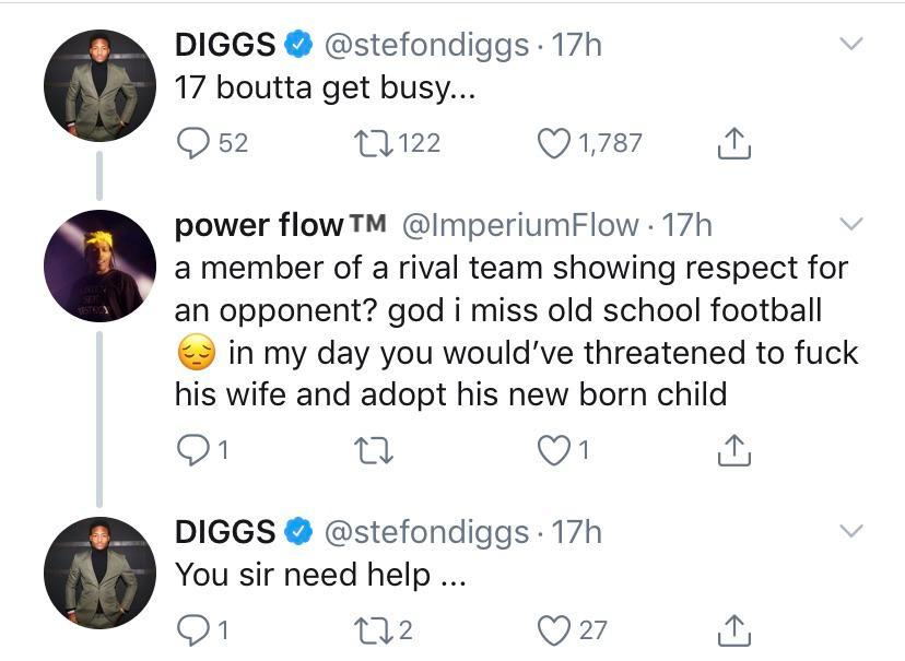 Diggs offers some perspective on his tweets. | Scrolller