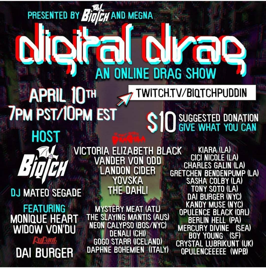 Digital drag show cast | Scrolller